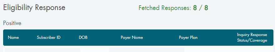 Eligibility Inquiry Walkthrough
