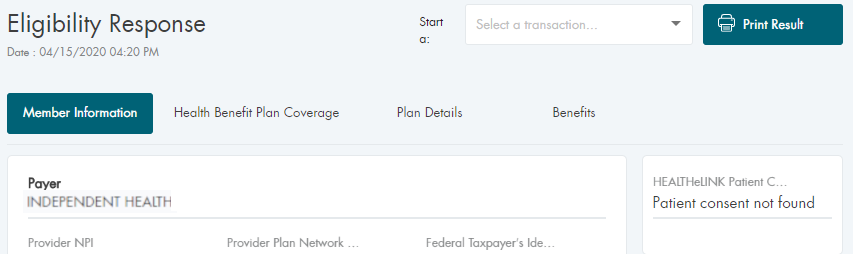 Eligibility Inquiry Walkthrough